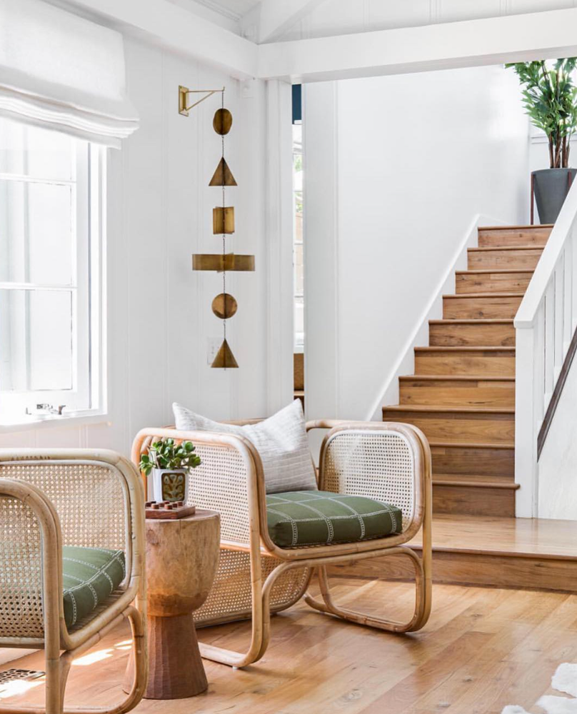 Cane furniture house store